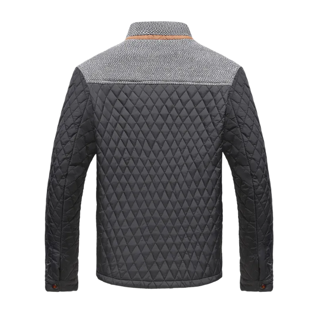 West Louis™ Warm Diamond Design Windproof Jacket