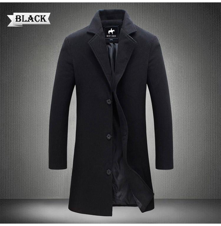Business-Man Windproof Long Coat – West Louis