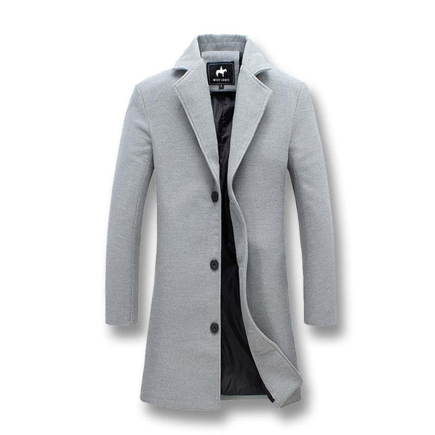 Business-Man Windproof Long Coat – West Louis