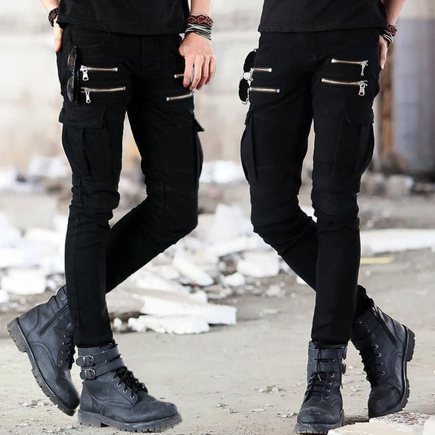 West Louis™ Runway Distressed Slim Jeans