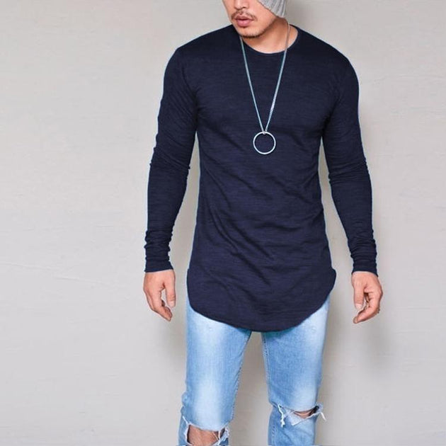 West Louis™ Fashion Elastic Soft Long Sleeve T Shirts